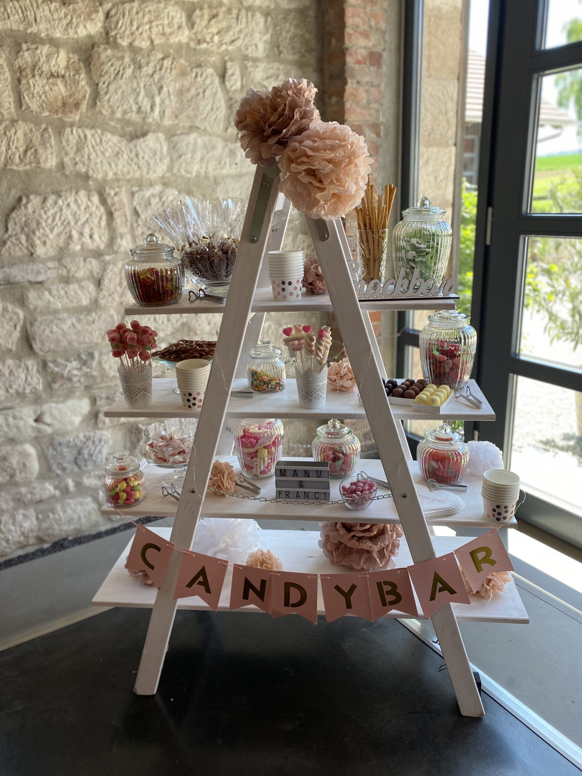 Elegantes Candy Bar Zubehr Tedi Bild